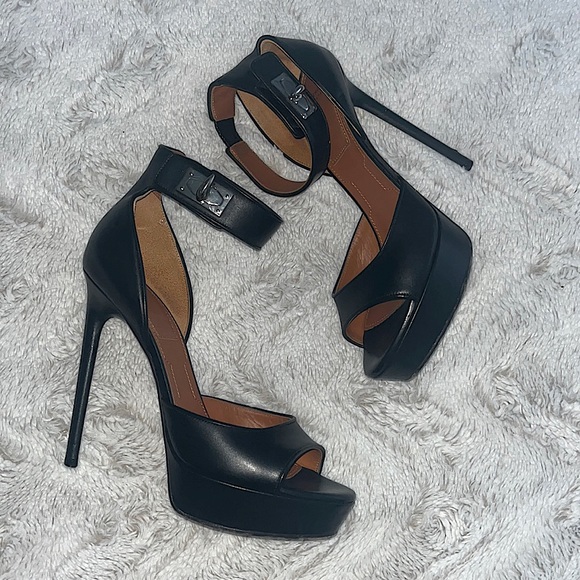 Givenchy | Shoes | Givenchy Leather Sandal Heels | Poshmark
